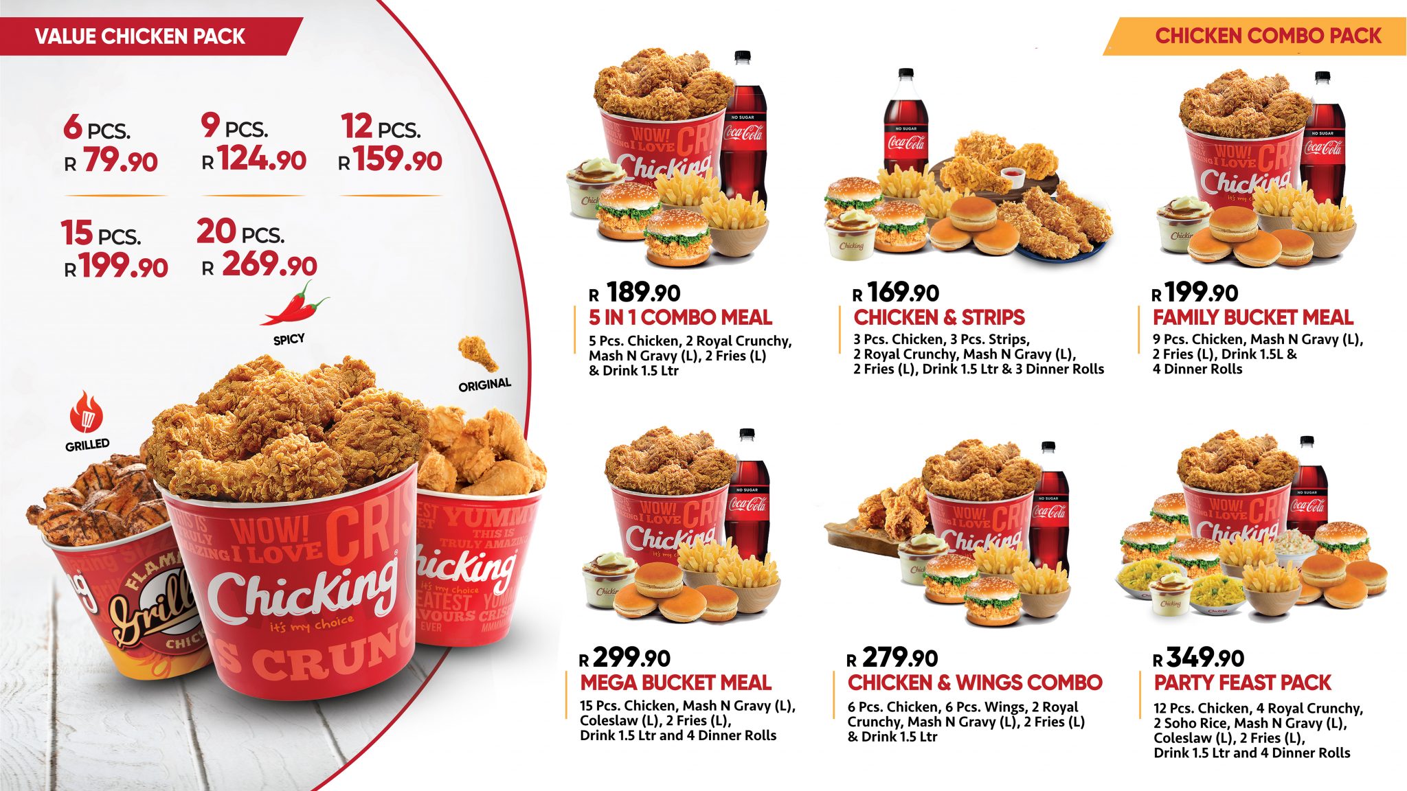 Our Menu – Chicking South Africa