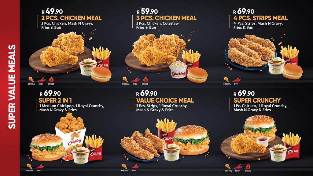 Our Menu – Chicking South Africa