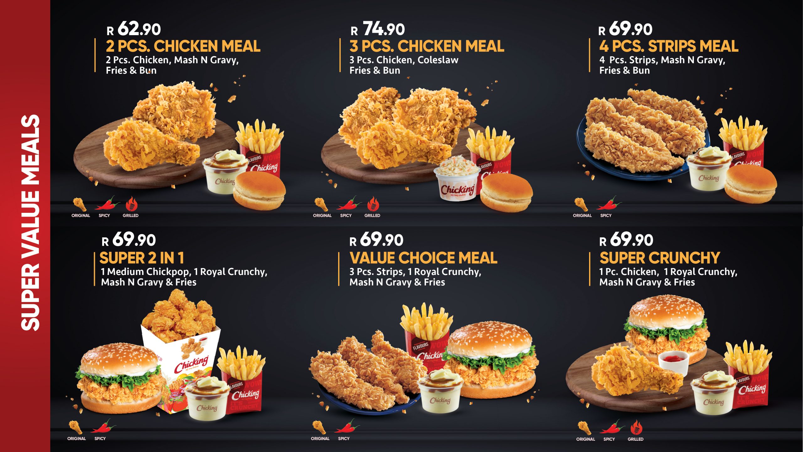 Our Menu – Chicking South Africa